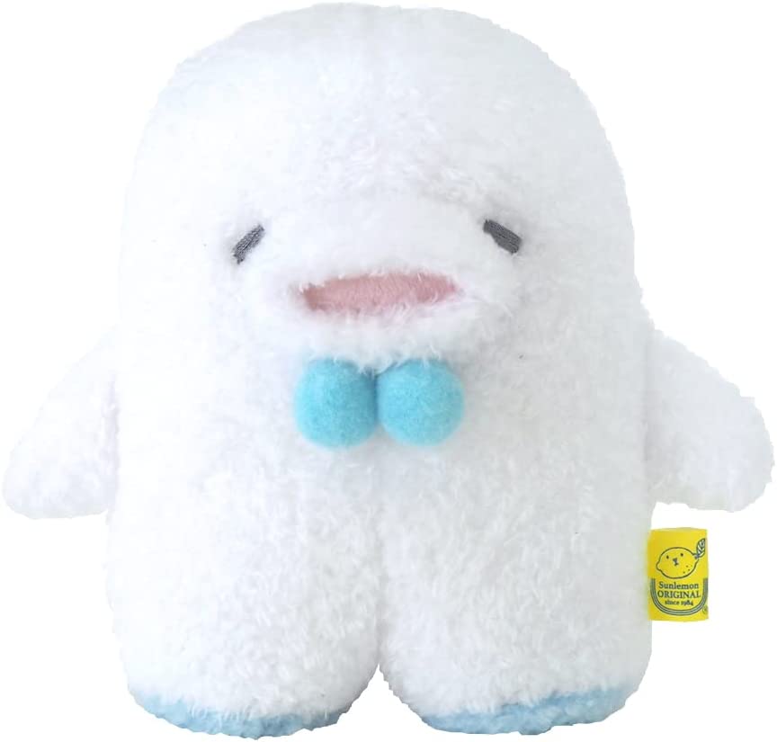 Sun Lemon P-8582 Fluffy Tatton Stuffed Toy S White Dolphin - Discovery ...