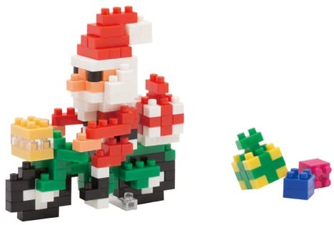Nanoblock Santa Claus (bicycle) NBC_126 - Discovery Japan Mall