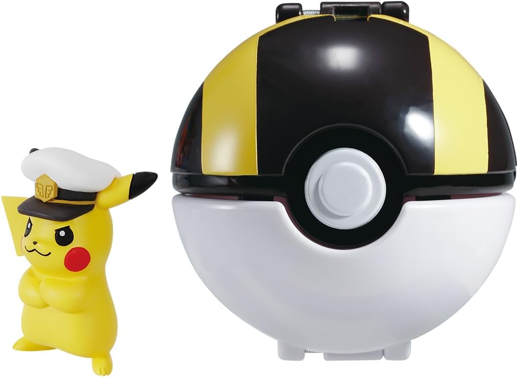 TAKARA TOMY Pocket Monster Monster Collection Pokedelze Captain Pikachu ...