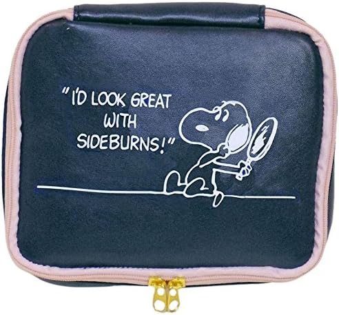 PEANUTS Cosmetic Mirror Pouch Snoopy Hand Mirror - Discovery Japan Mall