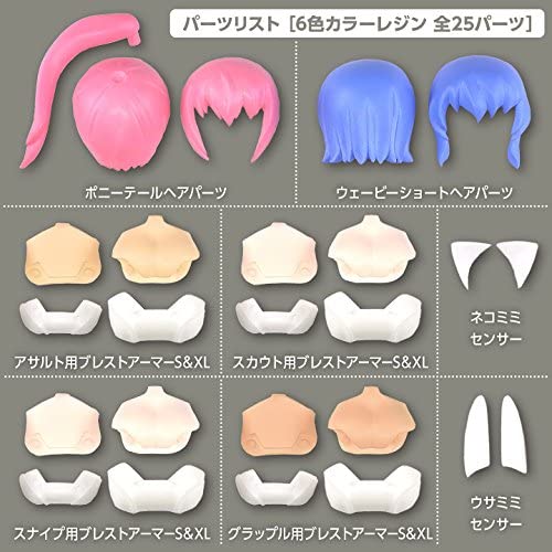 Kotobukiya Megami Device Remodeling Parts Set 001 WISM / Soldier ...