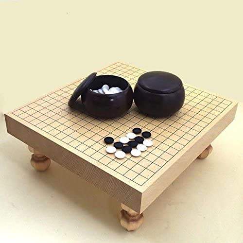 Board Game GO set New Kaya 2 inch joint Go board bamboo set with legs ...