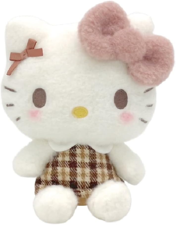 Nakajima Howa Mocha Check Hello Kitty S 186447-23 - Discovery Japan Mall