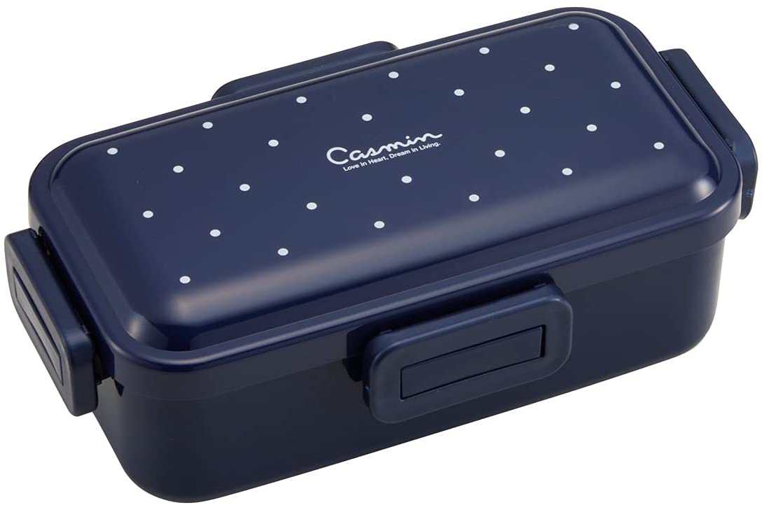 Skater Ag + Silver Ion Antibacterial Dome-shaped lid lunch box 530ml Casmin Navy PFLB6AG-A ...