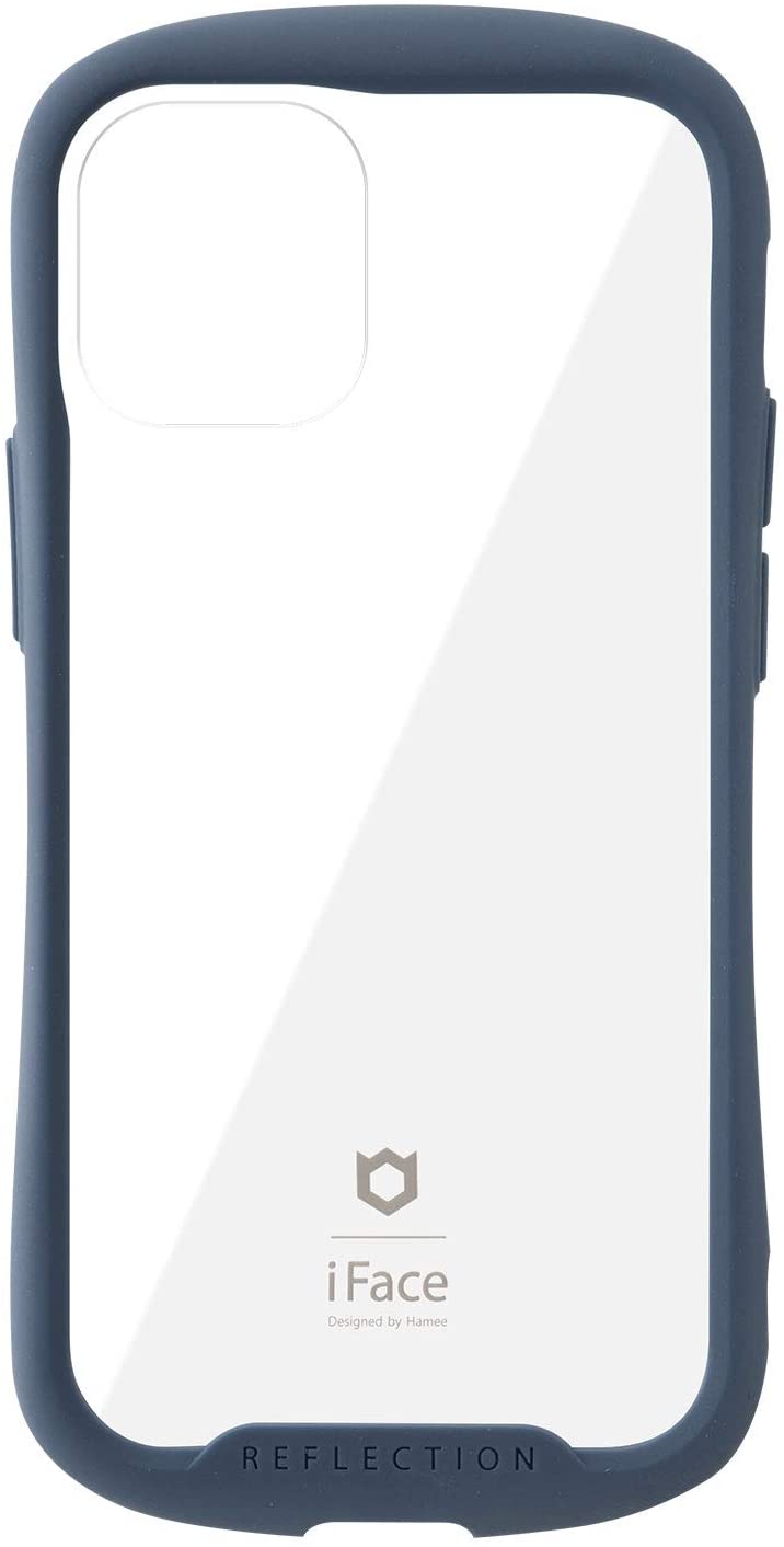 iFace Reflection iPhone 12 mini Case Clear Tempered Glass iPhone2020 5.4 inch (Navy) - Discovery ...