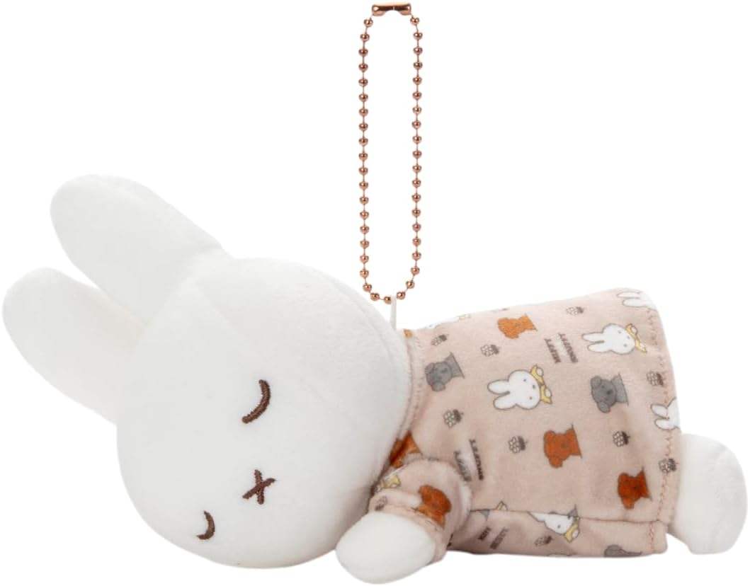 Bruna Miffy and Snuffy Sleepy Friend Ball Chain Mascot Miffy Plush Toy ...