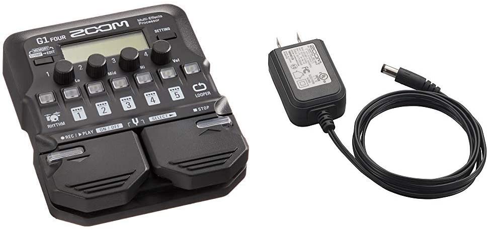 ZOOM Zoom Multi-Effects Multi-Effects Processor G1 FOUR + Zoom AC ...
