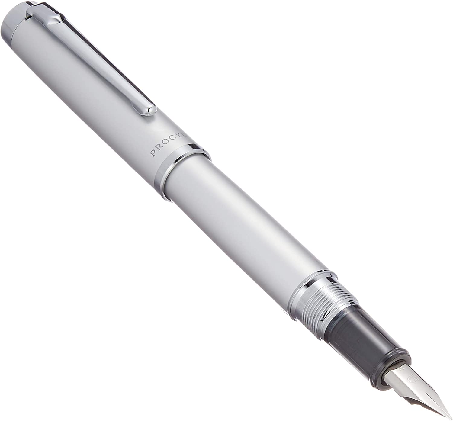 Platinum Fountain Pen M Medium Point Procion Luster Satin Silver PNS ...