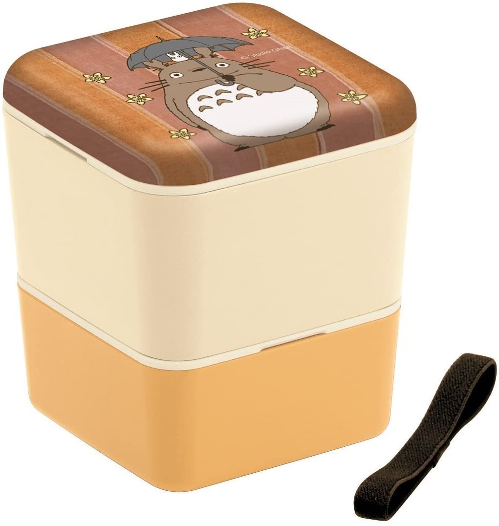 Skater Simple Lunch Box 600ml 2-stage Lunch Box Square My Neighbor Totoro Ghibli SLBWS6M Made in ...