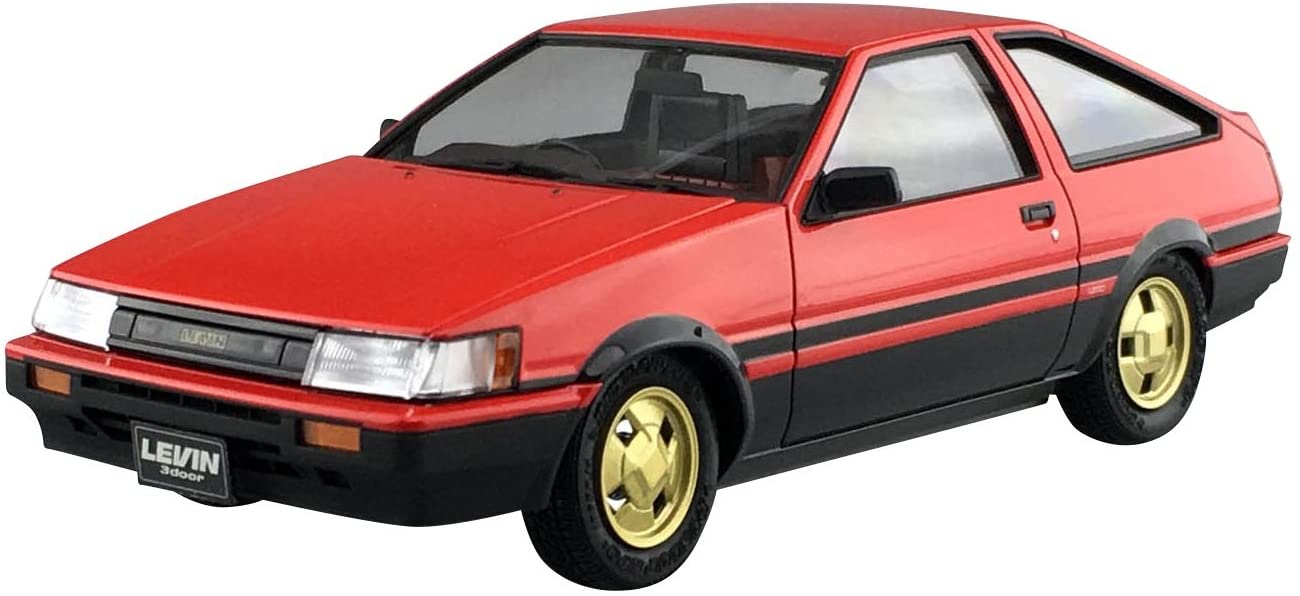 AOSHIMA 1/24 Prepainted Model Series SP Toyota AE86 Levin 1984 Red ...