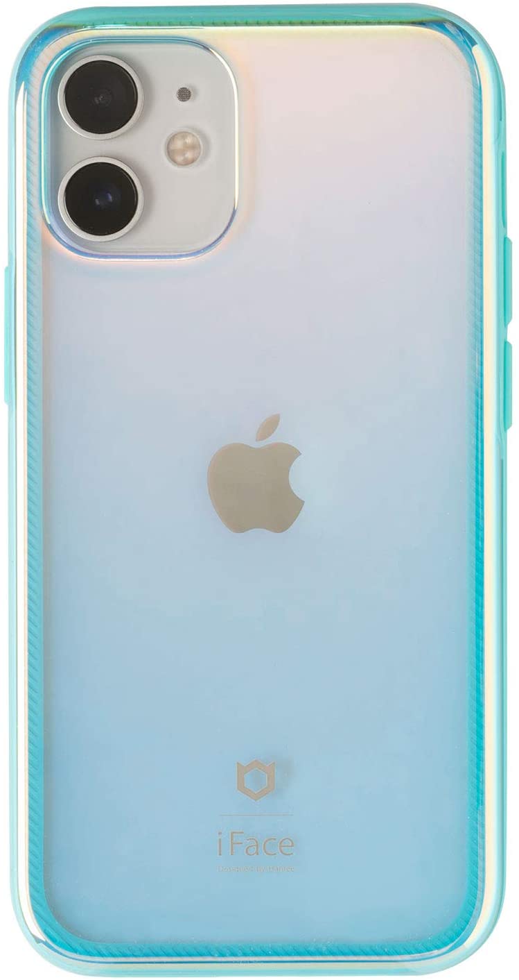 iFace Glaston iPhone 12 mini Case (Sweet / Blue) - Discovery Japan Mall