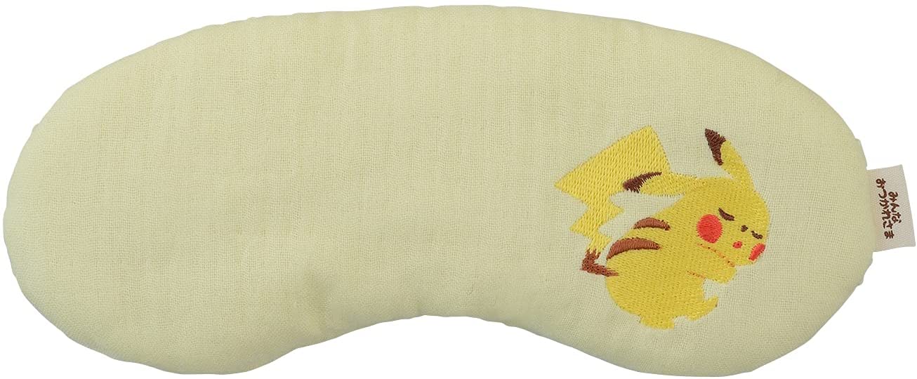 Pokemon Center Original Marshmallow Gauze Eye Mask Everyone Pikachu ...