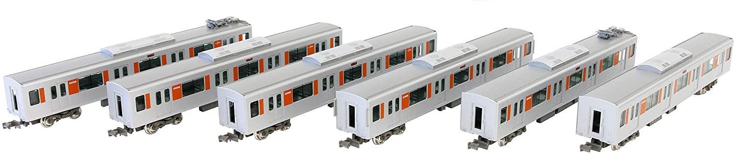 Greenmax N gauge Tobu 50000 type Tobu Sky Tree Line 51008 formation 6-car set of intermediate ...