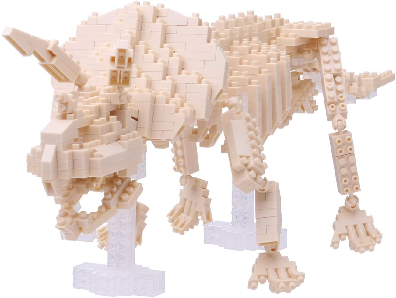 Nanoblock Triceratops Skeleton Model NBM-017 - Discovery Japan Mall
