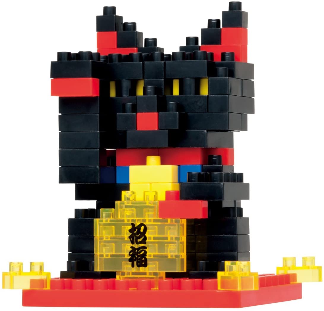 Nanoblock black beckoning cat - Discovery Japan Mall