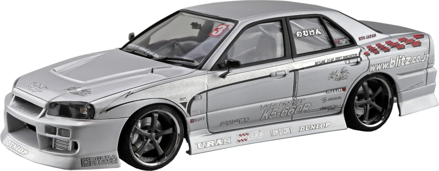 Aoshima Bunka Kyozai 1/24 The Tuned Car Series No.20 Nissan URAS 2002 D1Spec Replica ER34 ...