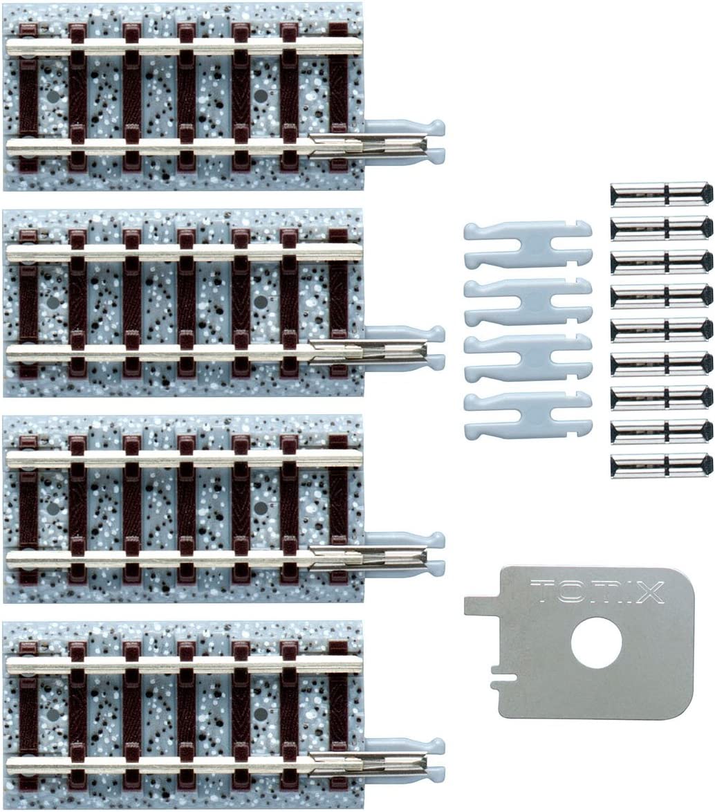 TOMIX N gauge joint rail S35-J F set of 4 1529 model railroad supplies ...