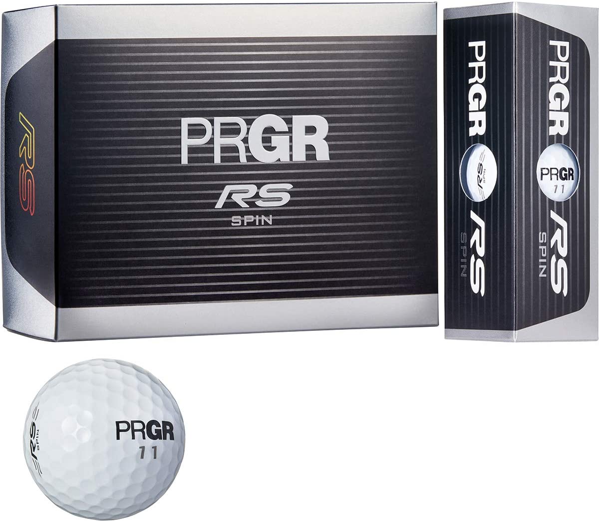 PRGR (Progear) RS Spin Golf Ball White 3 Layers 1 Dozen 12 Pack - Discovery Japan Mall