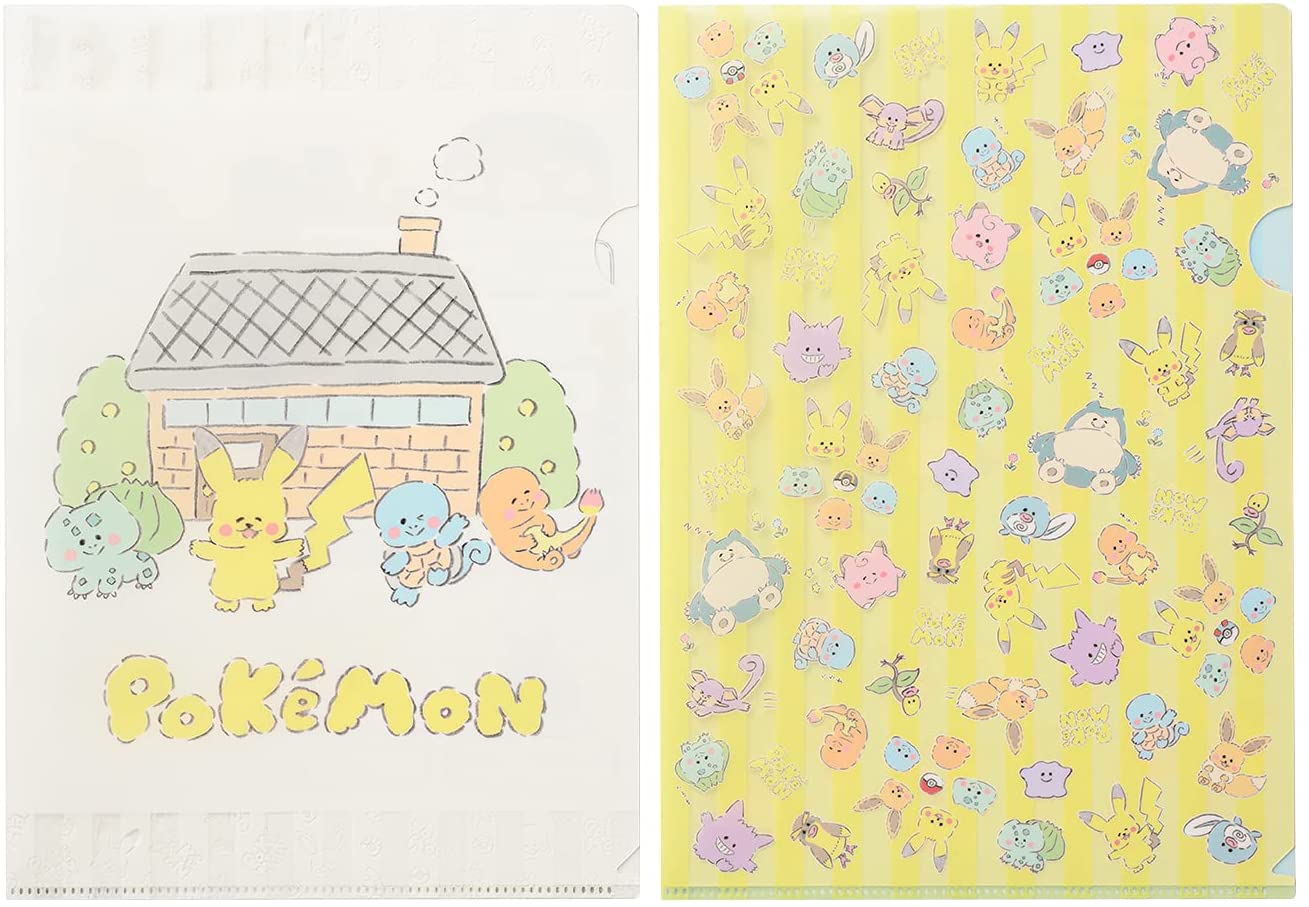 Pokemon Center Original A4 Clear File 2 Sheets Set Report! - Discovery ...