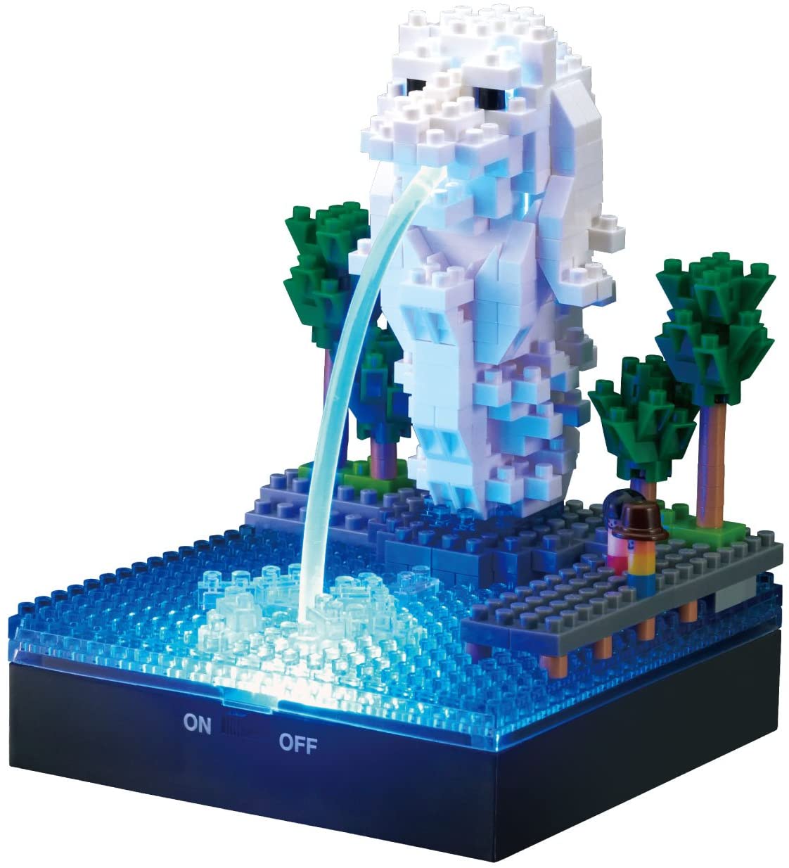 Nanoblock Fiber Optic LED + Merlion NBH_158 - Discovery Japan Mall