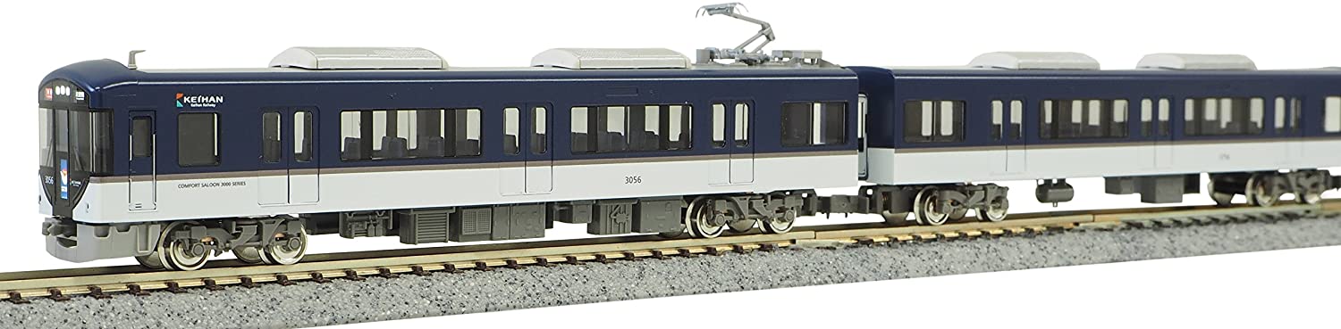 Greenmax N gauge Keihan 3000 series Keihan limited express 8-car train set Powered 30735 Model ...