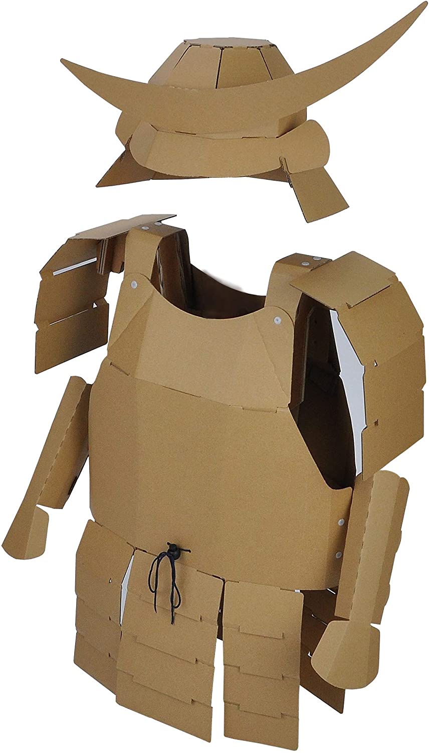 hacomo Paper Craft Narikiri Adult Helmet / Armor Set (Solid Color) 4645 ...