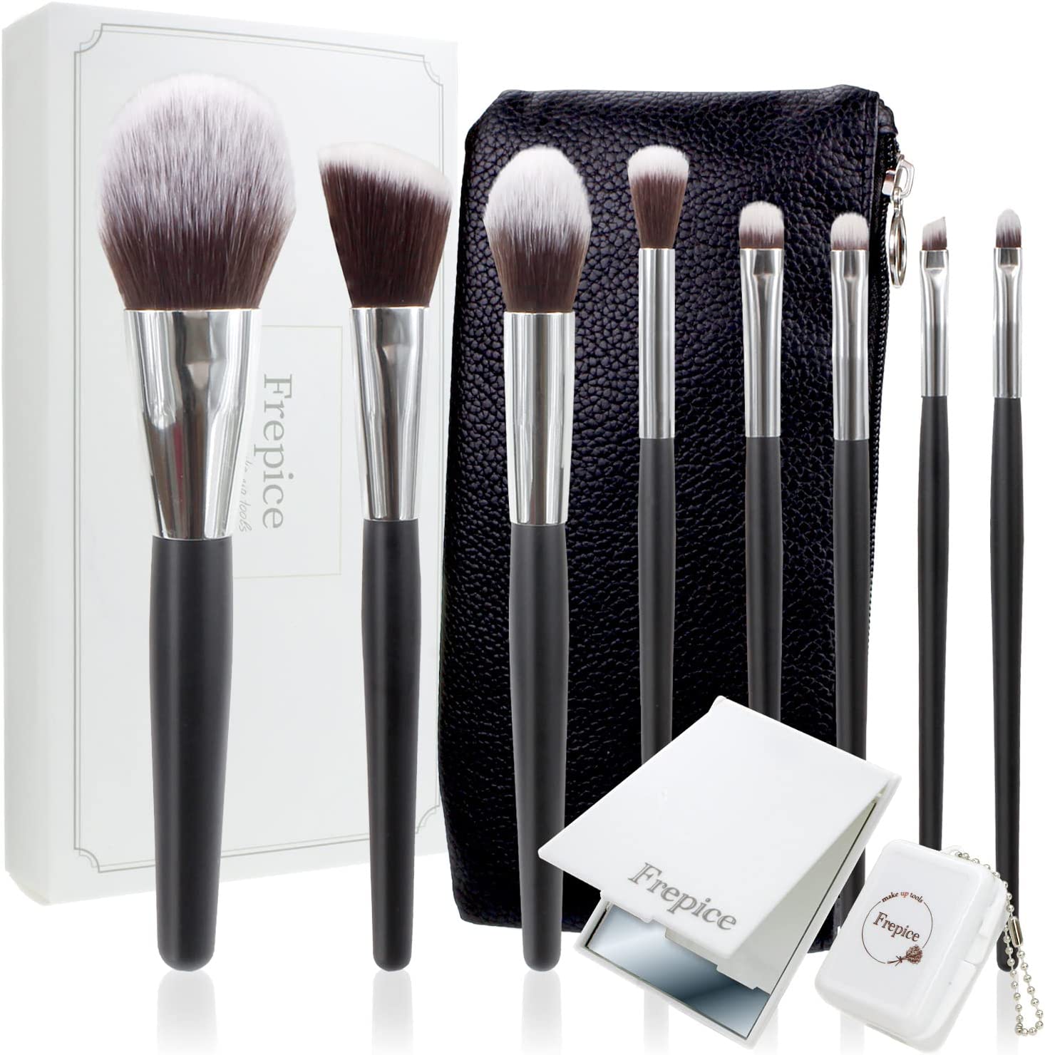 Frepice makeup brush [set of 8] powder brush cheek brush makeup brush ...