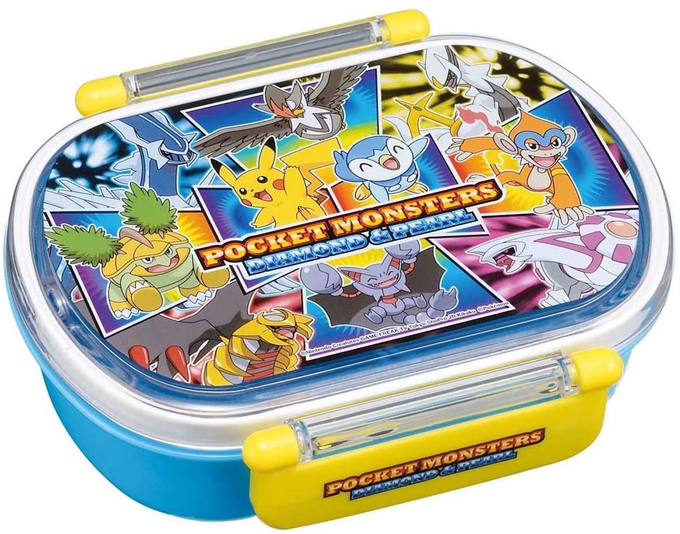 Pokemon (Diamond & Pearl) Dishwasher compatible Tight lunch box Oval ...