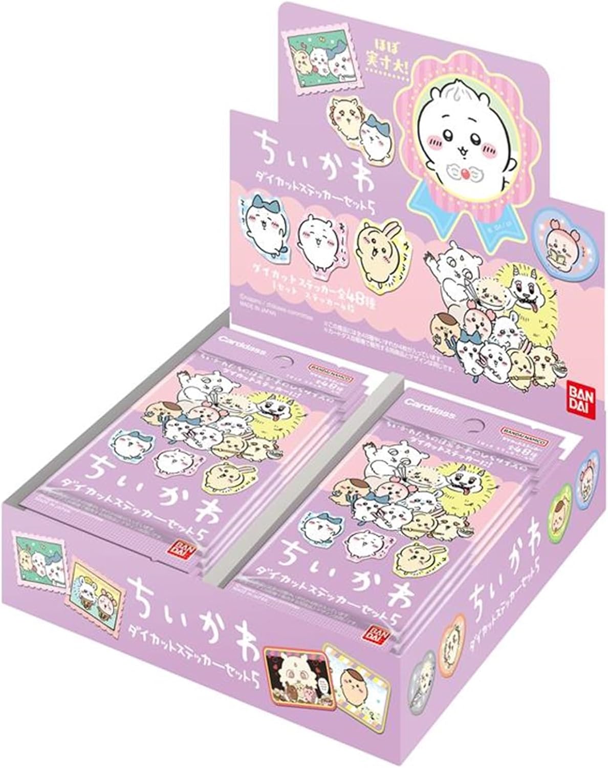 BANDAI Chiikawa Die-cut Sticker Set 5 (Pack) (BOX) 20 packs - Discovery ...