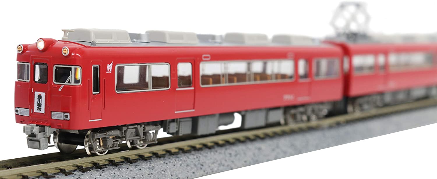 Greenmax N gauge Meitetsu 7700 series (with wife window) Basic 2-car ...