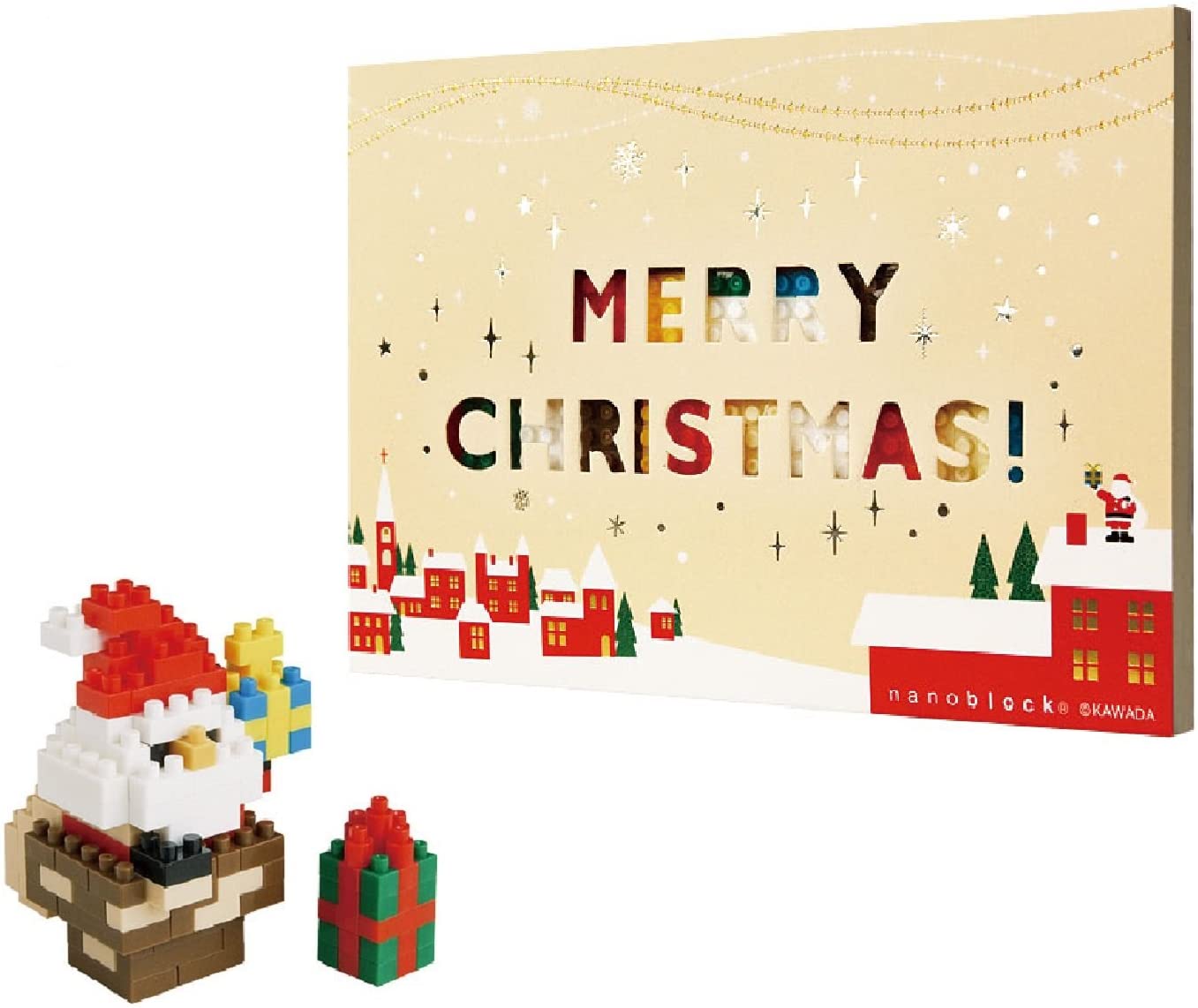 Nanoblock Christmas Card 2017 Santa Gift NP081 - Discovery Japan Mall