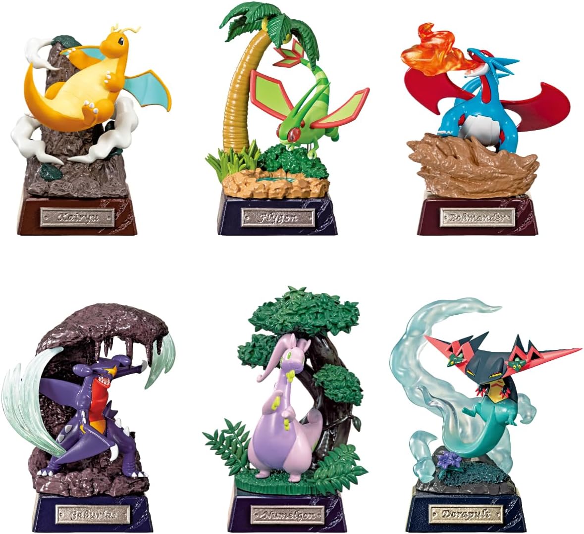 Re-Ment Pocket Monsters Pokemon POCKET STATUE - Dragon Type - BOX ...