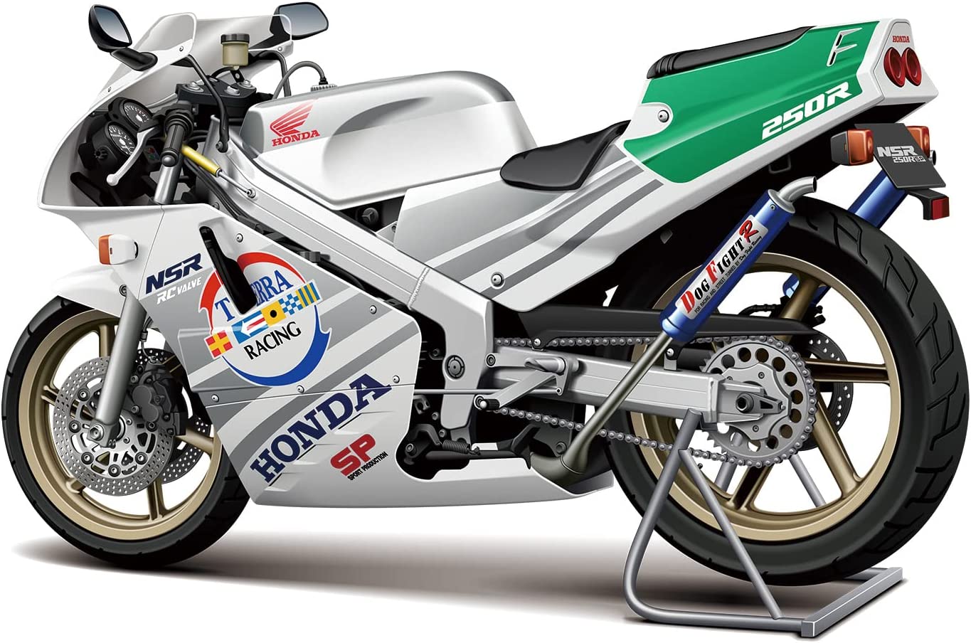 AOSHIMA 1/12 The Bike Series No.52 Honda MC18 NSR250R SP Custom 1989 ...