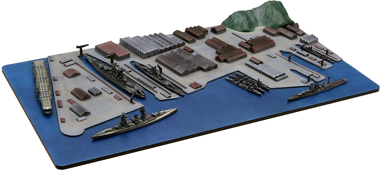 FUJIMI 1/3000 Collecting military port series No.1 Yokosuka military ...