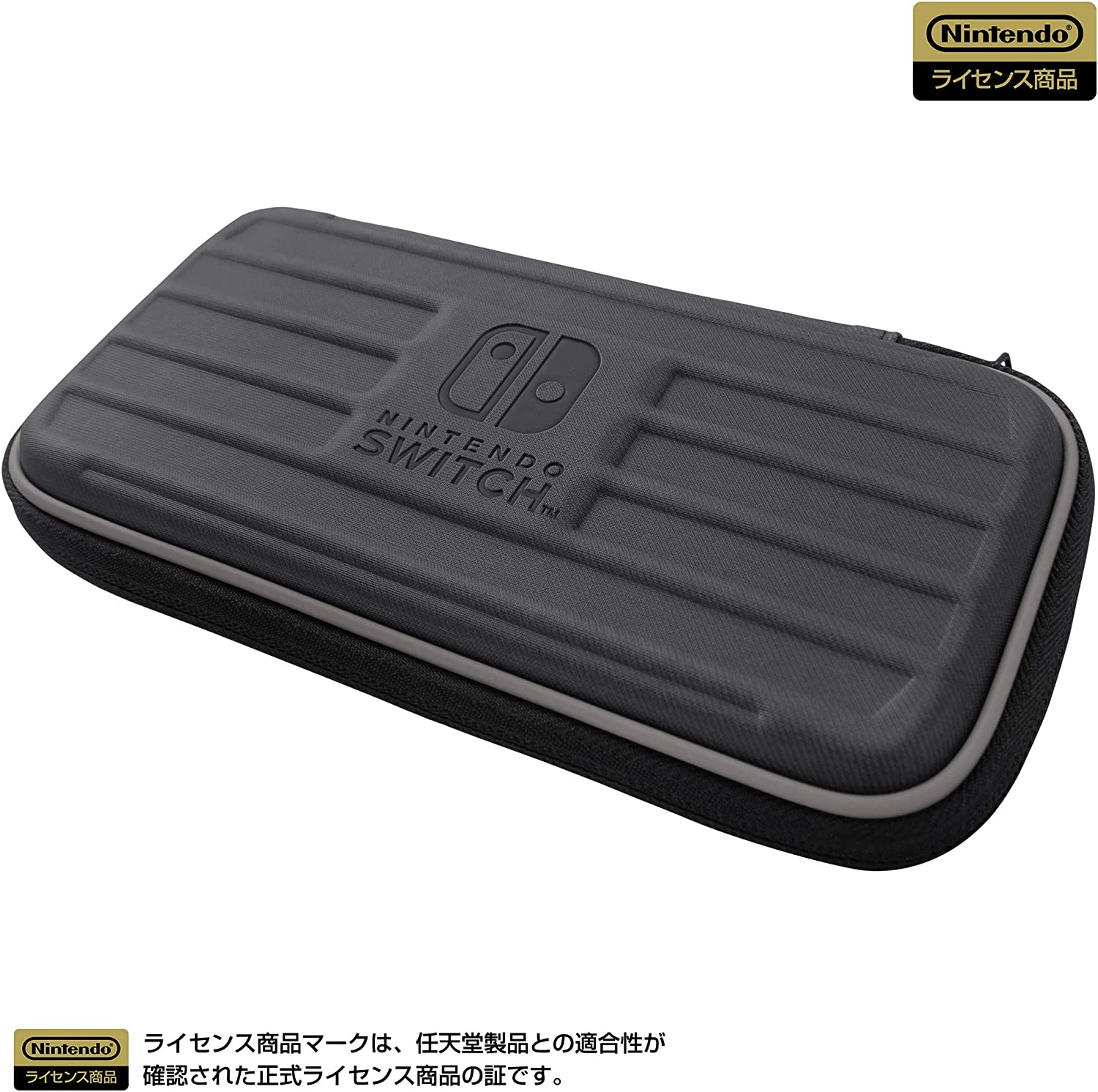 Tough Pouch for Nintendo Switch Lite Black x Gray Compatible with ...
