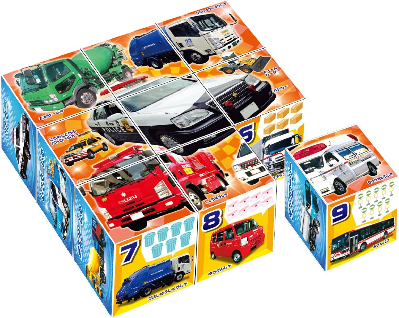 9-frame puzzle for children Good luck car cube puzzle - Discovery Japan ...