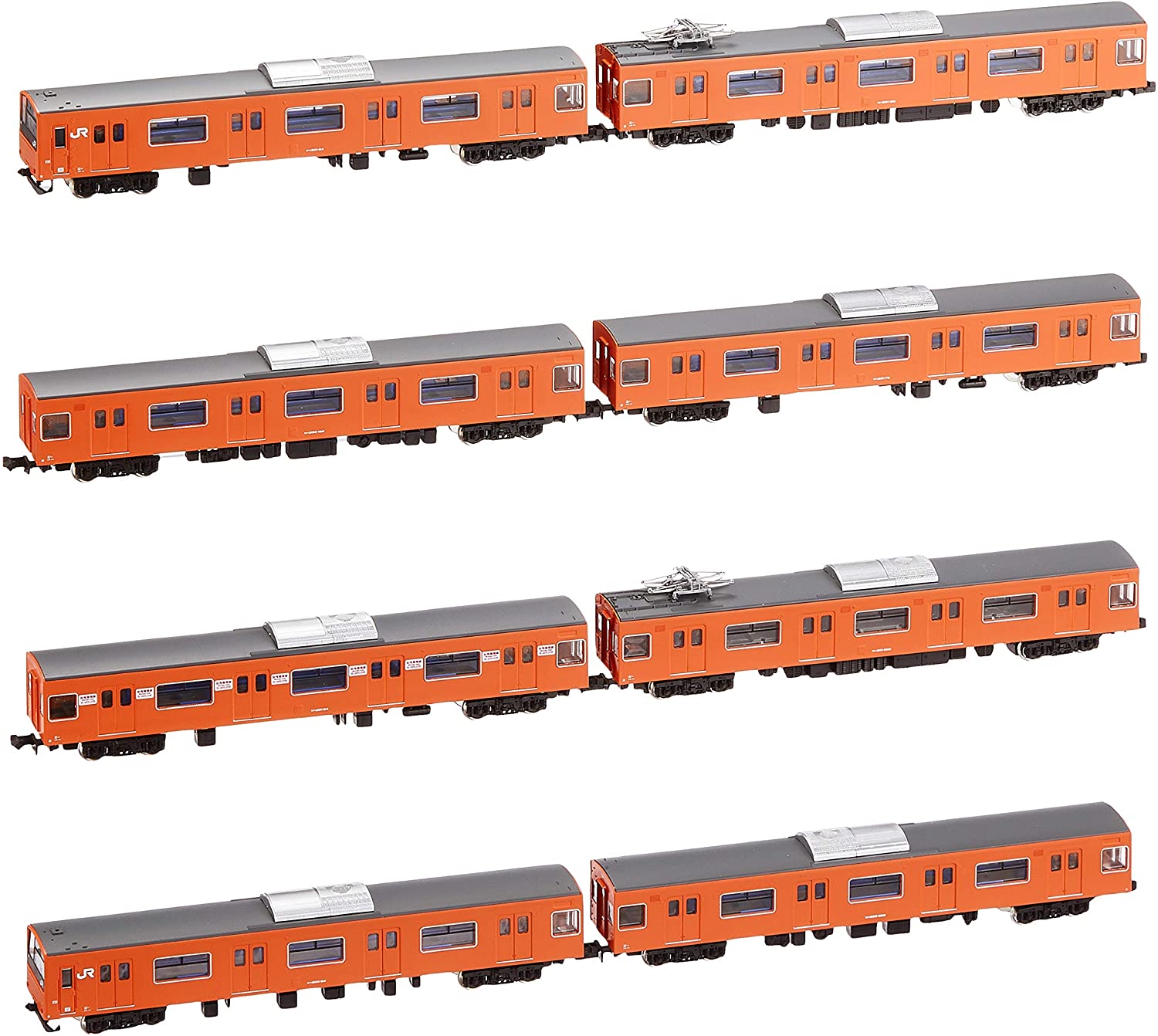 Greenmax N gauge JR 201 series "Goodbye Osaka Loop Line 201 series" 8-car train set Powered ...