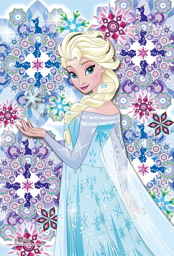 70Pieces Puzzle Frozen Tile Crystal Tile-Elsa (Prism Art Petit) (10x14 ...