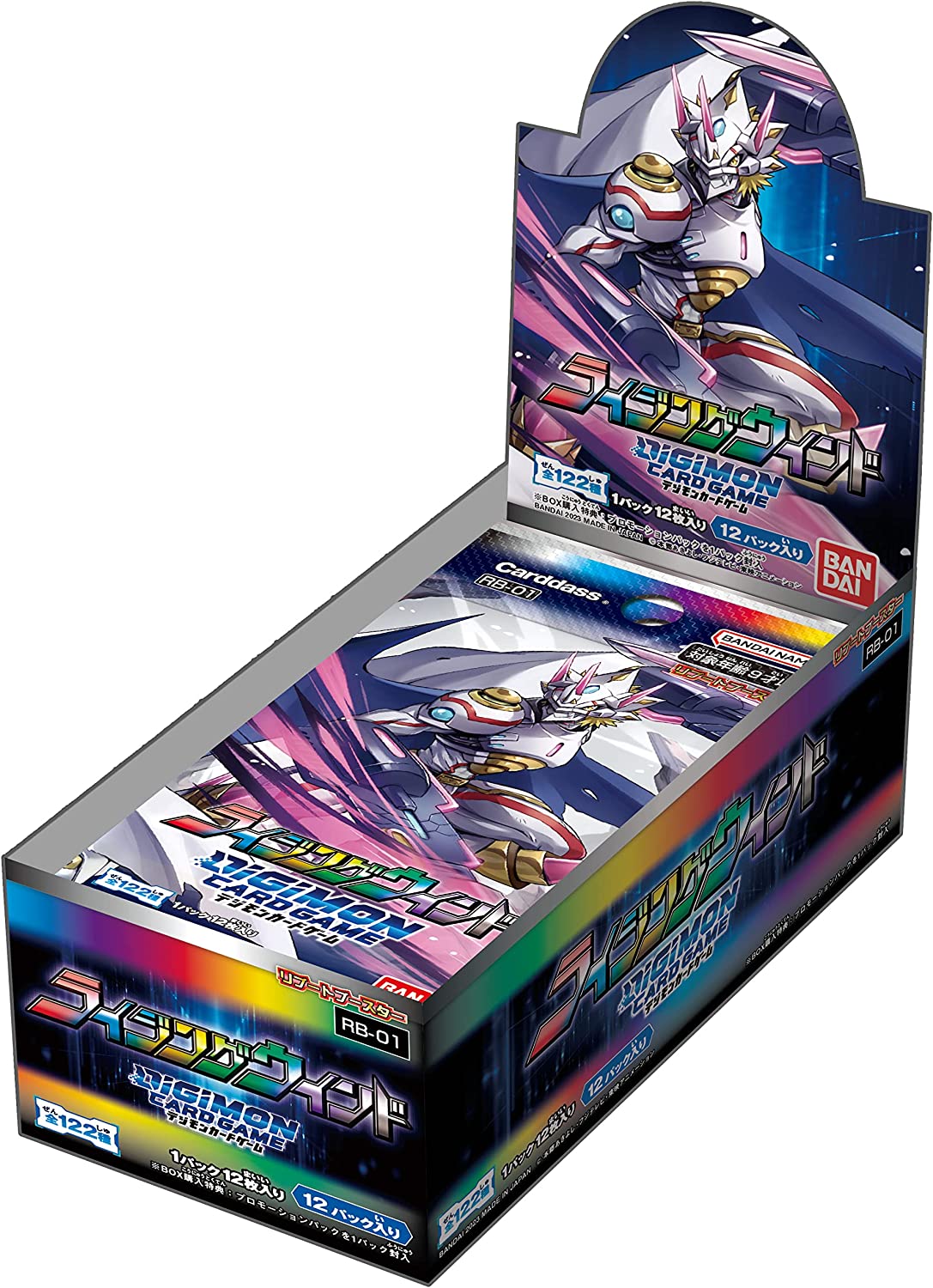 BANDAI Digimon Card Game Reboot Booster Rising Wind [RB-01] (BOX) 12 packs included - Discovery ...