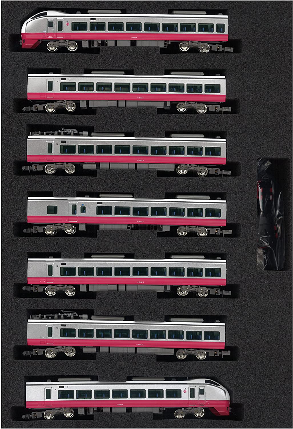 Greenmax N gauge 30533 E653 series Fresh Hitachi / Red 7-car train set ...