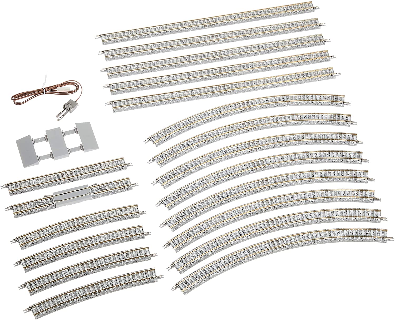 TOMIX N Gauge Rail Set Double Line Passing Set D Pattern 91028 Model ...