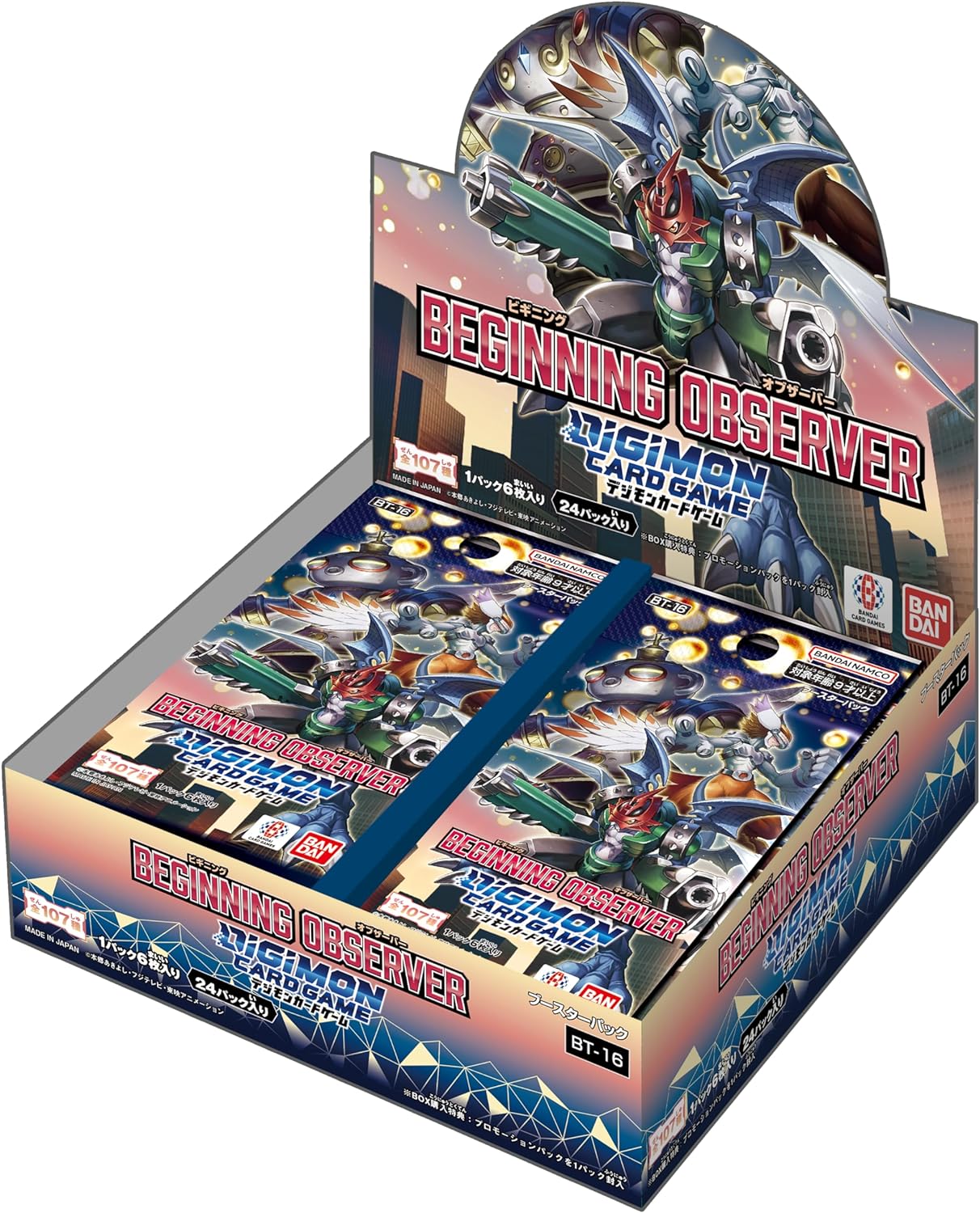 BANDAI Digimon Card Game Booster Pack BEGINNING OBSERVER (BT-16) (BOX) 24 packs included ...