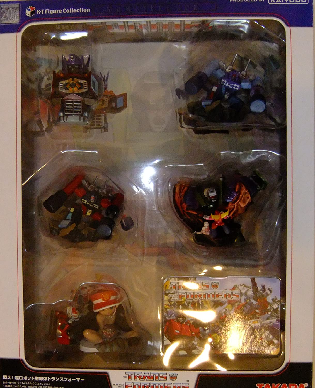 Kaiyodo & Takara KT Figure Collection Transformers KT Figure Collection ...