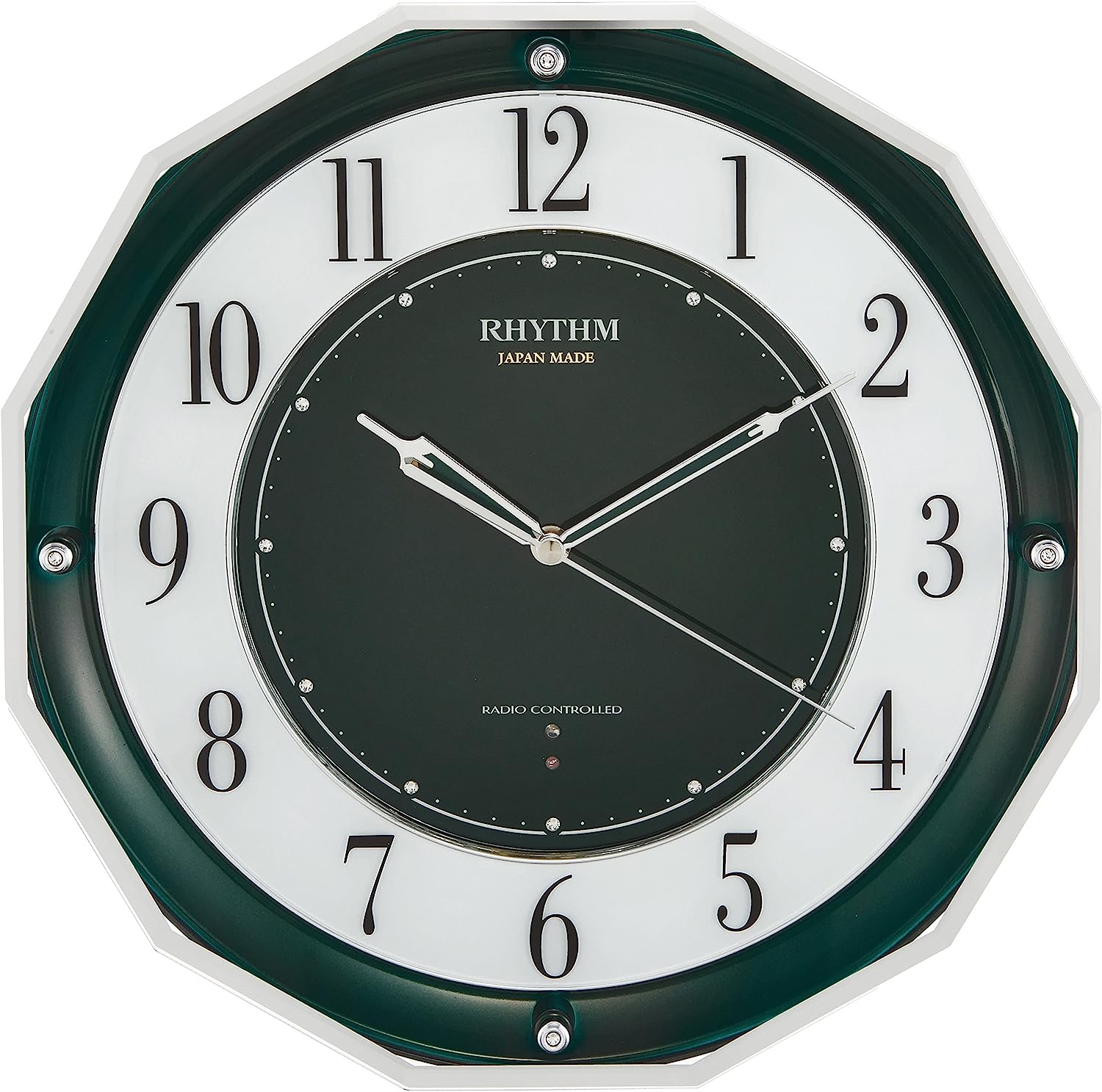 Rhythm (RHYTHM) Wall Clock Radio Analog High Sensitivity Three Wave ...