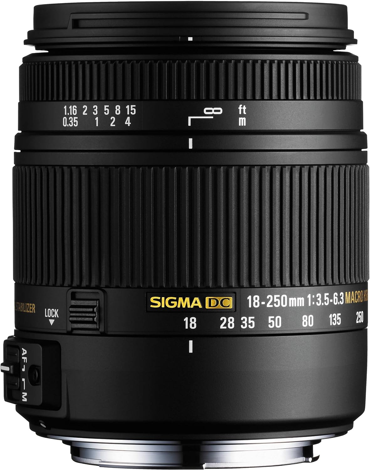 SIGMA High Magnification Zoom Lens 18-250mm F3.5-6.3 DC MACRO HSM for ...