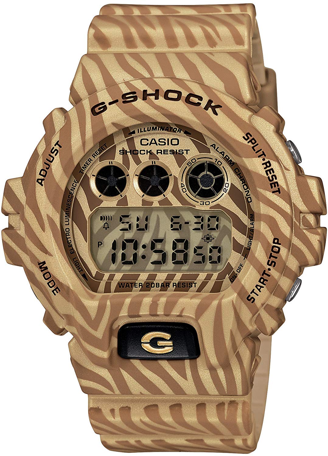 CASIO G-SHOCK ZEBRA Camouflage Series DW-6900ZB-9JF Gold - Discovery ...