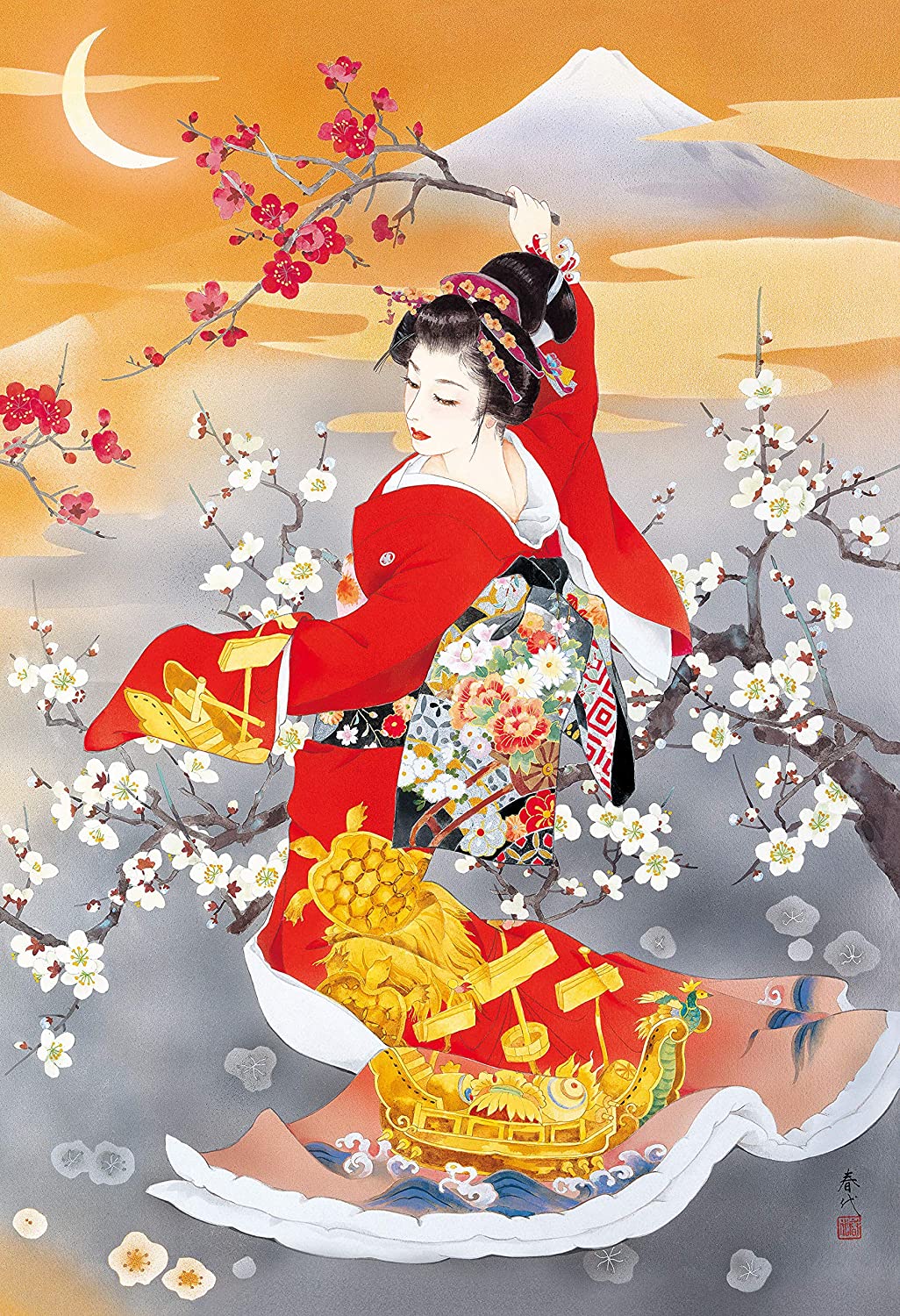 300Pieces Puzzle Haruyo Hisame (26x38cm) - Discovery Japan Mall