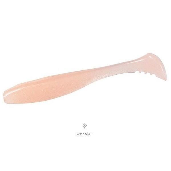 Daiwa Gekkabijin Beam Fish 1.8 inch Red Glow (Reprint model) Worm (QH ...