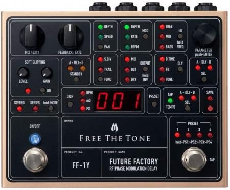 Free The Tone FF-1Y FUTURE FACTORY RF PHASE MODULATION DELAY Guitar ...