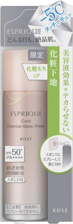 ESPRIQUE Cool Touch Essence Glow Primer Makeup Base Pink Beige 60g No Fragrance 1 piece ...